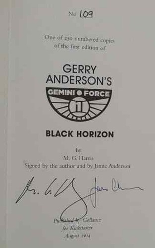 M G Harris BLACK HORIZON Double Signed Limited Edition | eBay