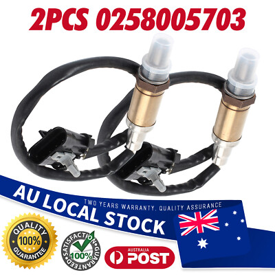 2pcs FOR BOSCH OXYGEN SENSORS For Holden Frontera UT X22SE 6VD1 Engine ...