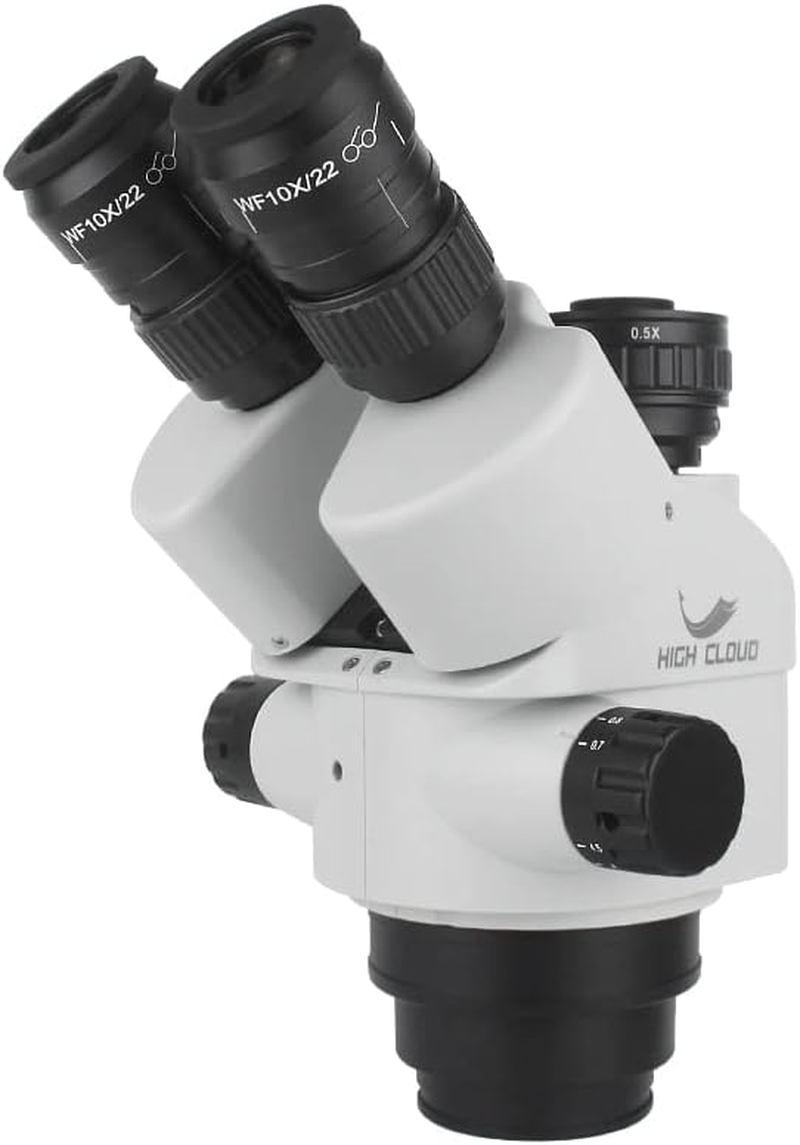 7X-45X 3.5X-90X Simul-Focal Trinocular Microscope Zoom Stereo ...