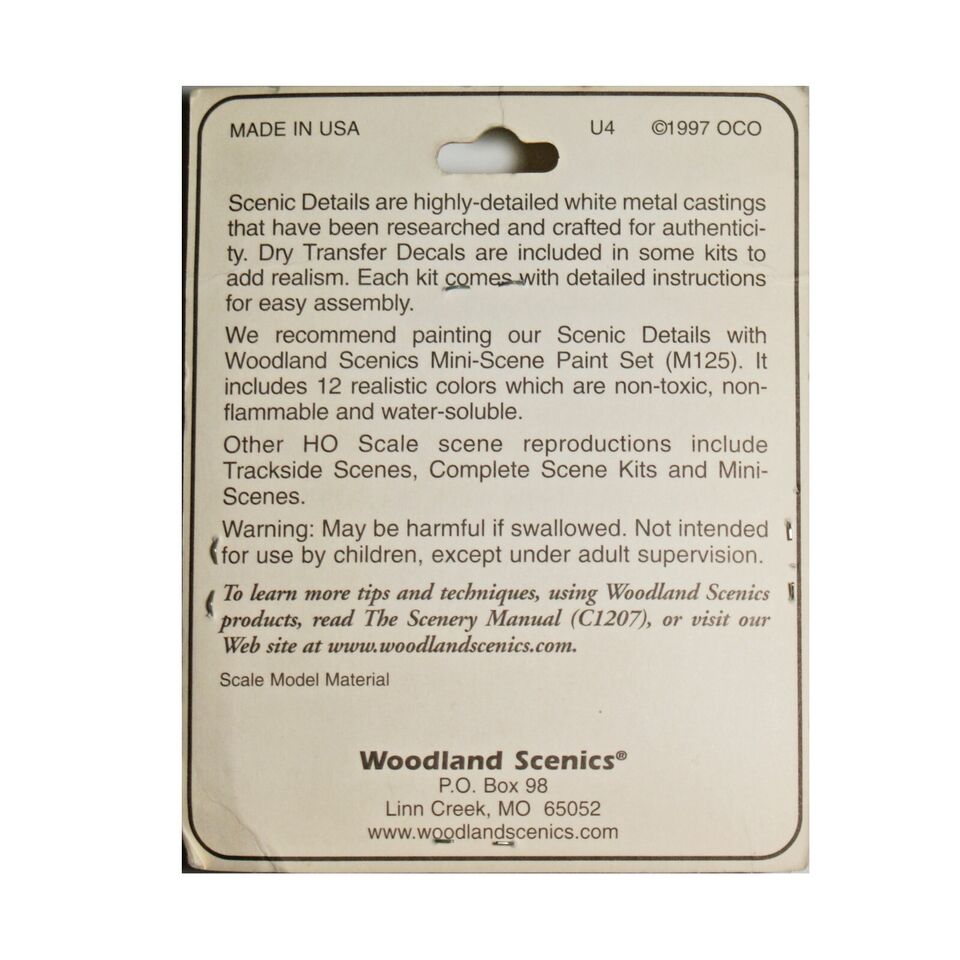 Woodland Scenics HO Scale Rural Sawmill Kit D243, New Old Stock, Scenic ...