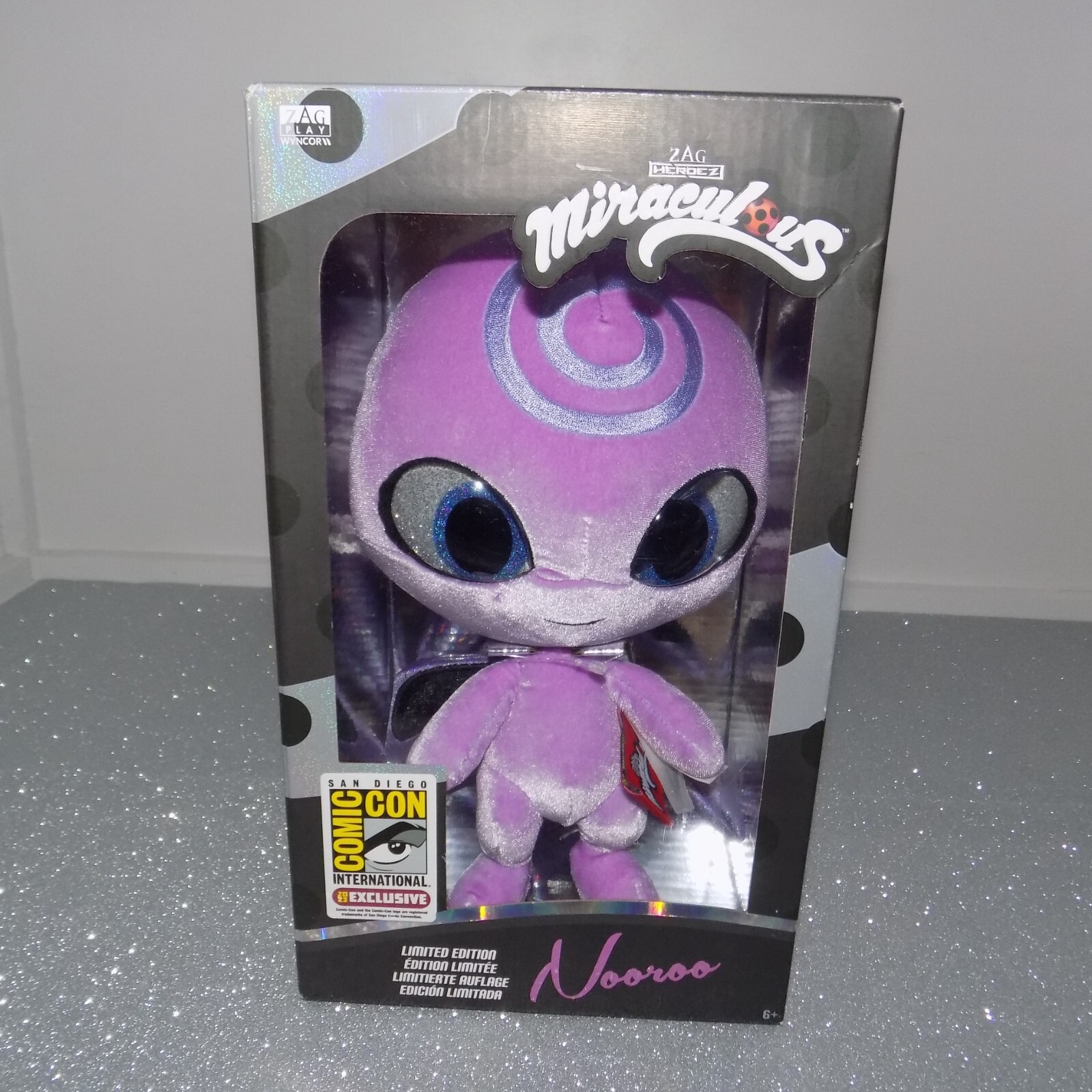 Miraculous Ladybug Plush Nooroo Kwami 10″ Deluxe Limited Edition
