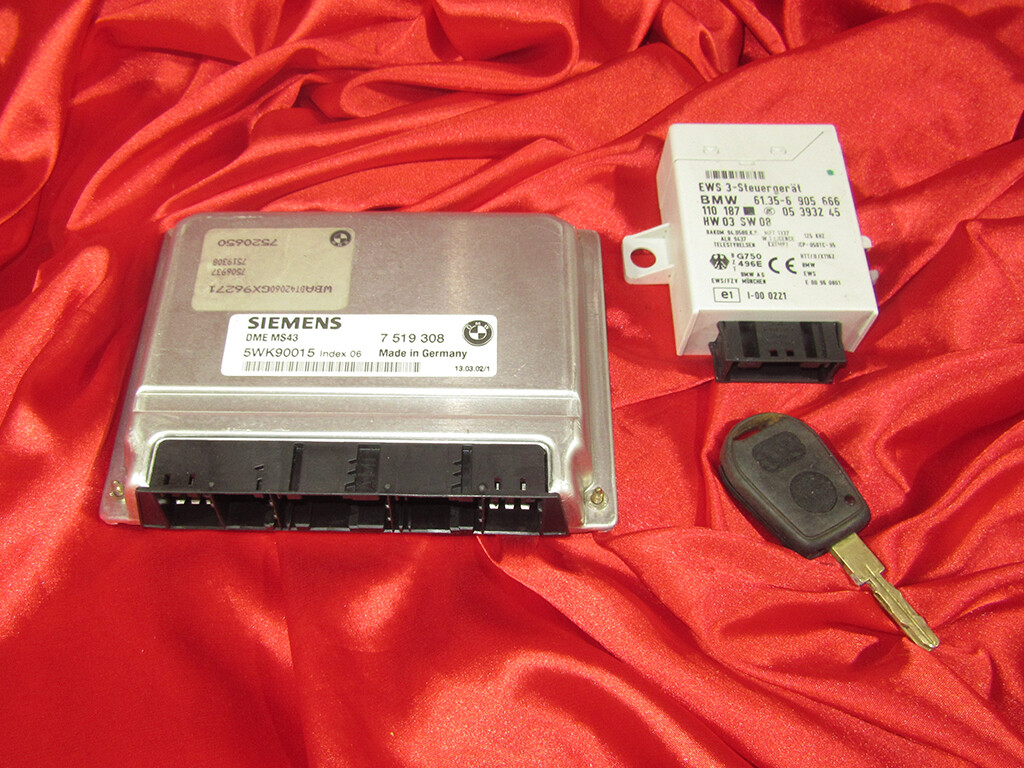 BMW E36 E46 E39 Z3 3 5 series 2.5i M54 ENGINE ECU MODULE DME MS43 KEY ...