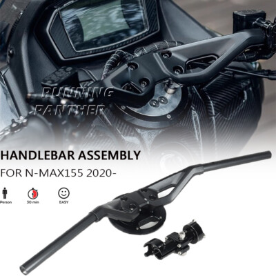 Handlebar CNC Handle Bar Steering Wheel Parts for YAMAHA NMAX 155 N ...