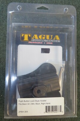 Tagua Push Button Lock Holster Glock 42 Black, RH Part# ZPBH-305 | eBay