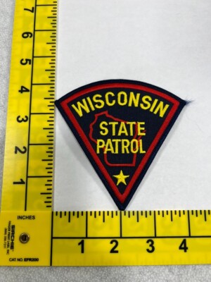 Wisconsin State Patrol Police Shoulder Patch | eBay
