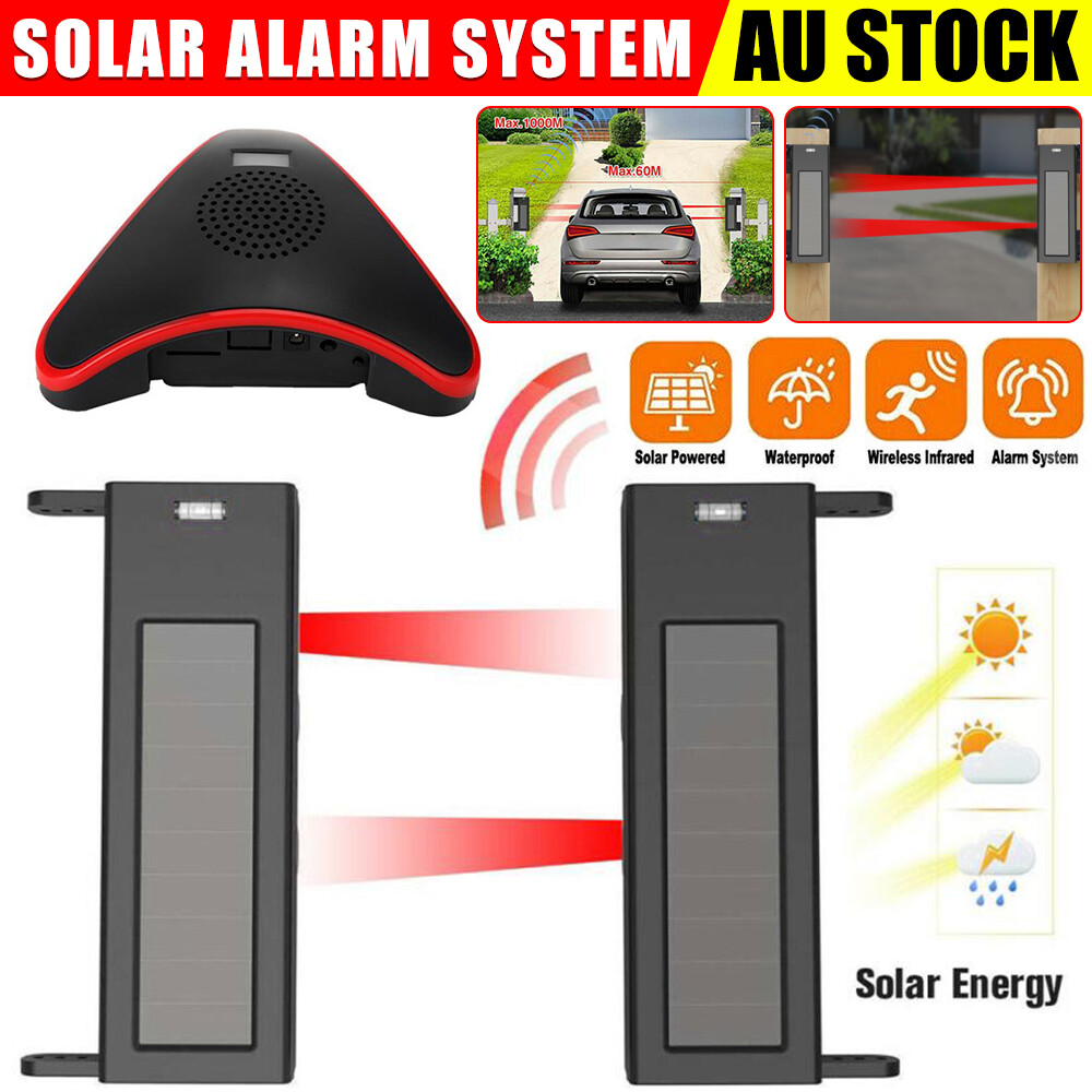 Outdoor Motion Alarm System Guardline 1/4 Mile Range Wireless Outdoor