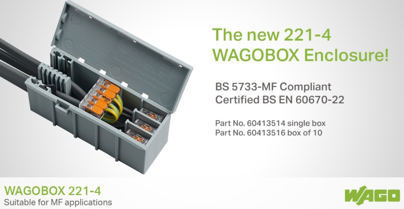 Wago Junction Box 221-4 Series | eBay UK