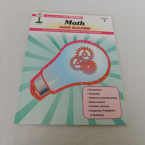 Mailbox Math Mind Builders Grade 1 PB 2001 Home Schooling Numeration ...