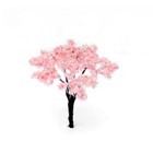 20pcs 2.55" Cherry Blossom Model Tree Miniatures Garden Plants Scenery ...