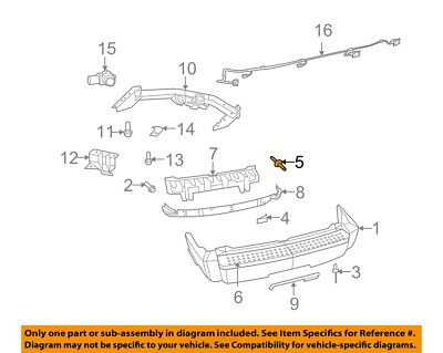 CHRYSLER OEM 07-12 Liberty Bumper Components-Bumper Cover Rivet ...