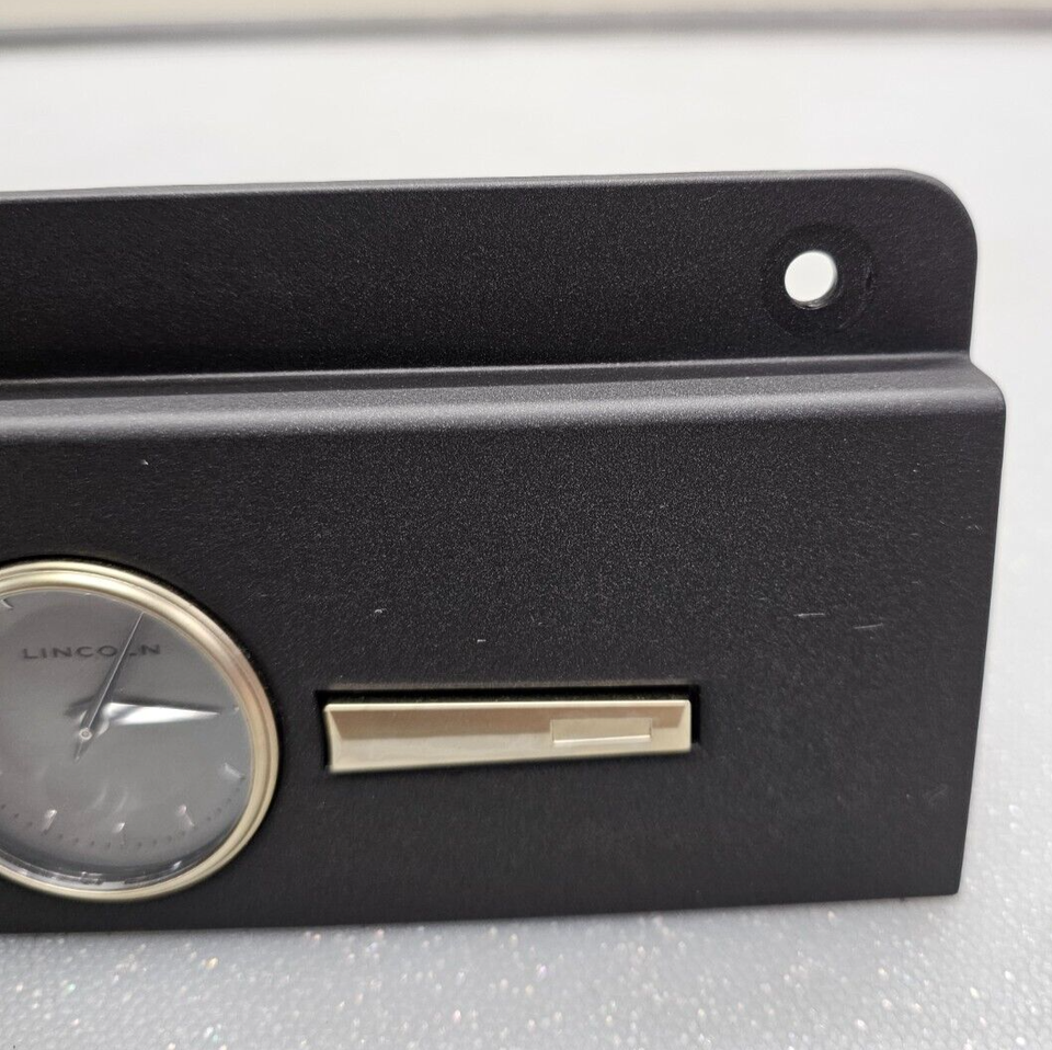 2003-2011 LINCOLN TOWN CAR DASH QUARTZ CLOCK FACTORY BLACK/GOLD ANALOG ...