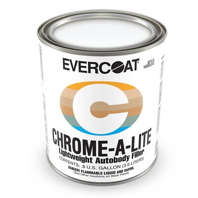 EVERCOAT CHROME-A-LITE 100838 Professional Lightweight Body Filler W ...