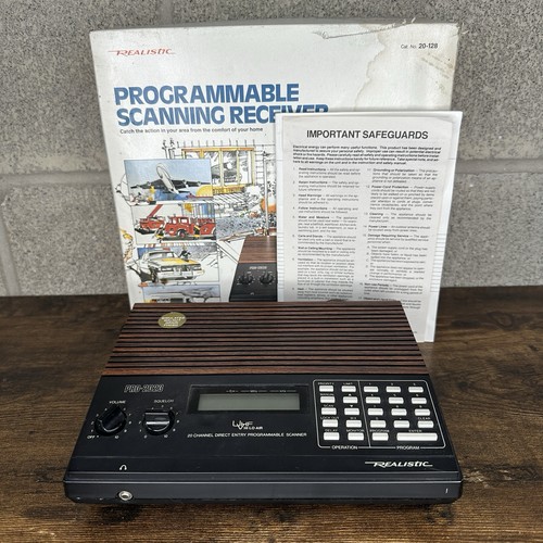 Vintage Radio Shack Realistic Pro-2023 Desktop Police/Fire Scanner in ...