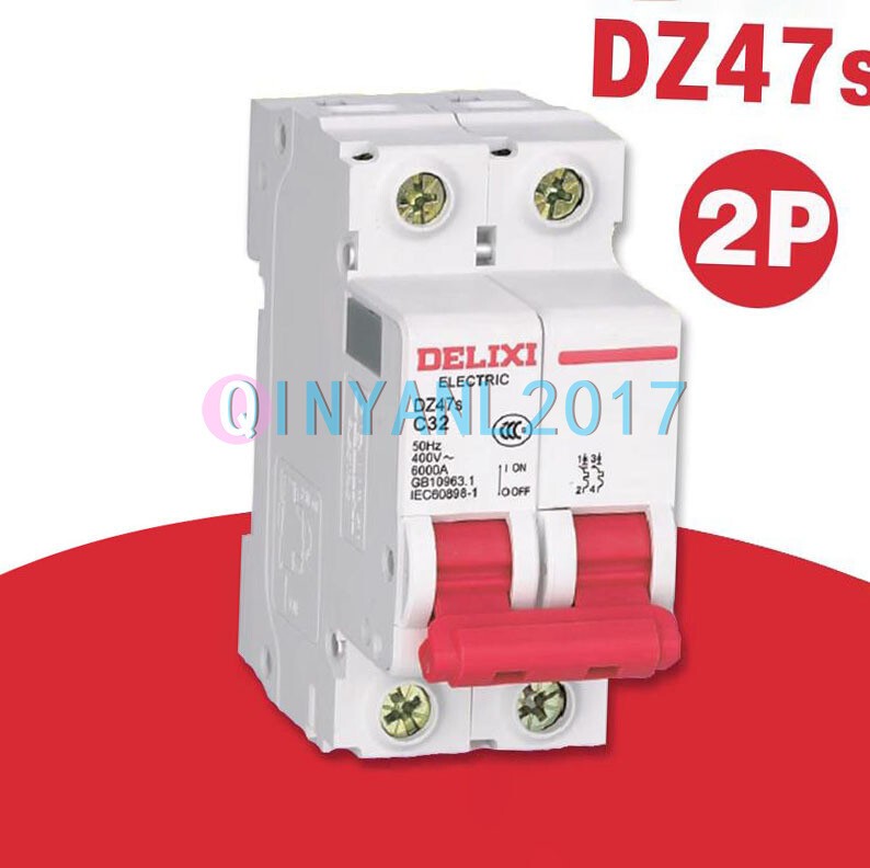 2Pcs DZ47s C32 2P 32A New Air Switch Circuit Breaker | eBay