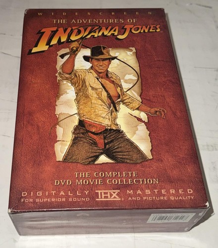 The Adventures Of Indiana Jones Complete DVD Movie Collection 4 Disc ...