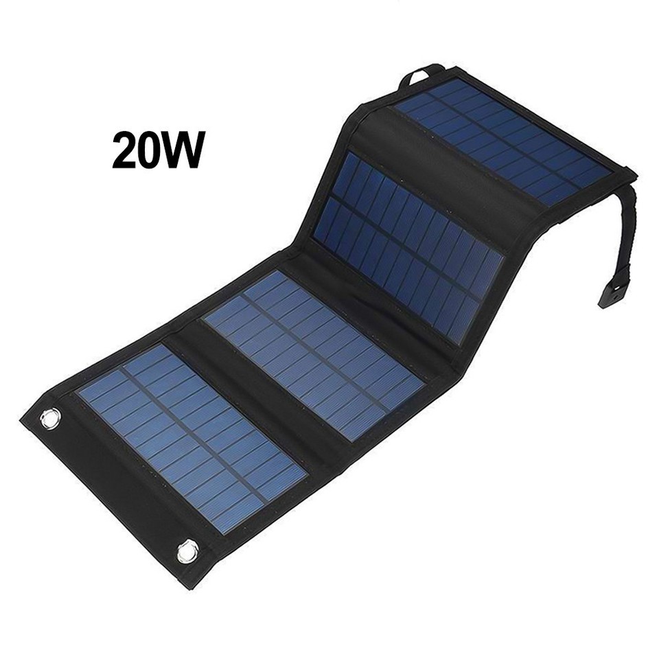 Foldable 20W Solar Panel Cells Charger for Mobile Phone and For Camping ...