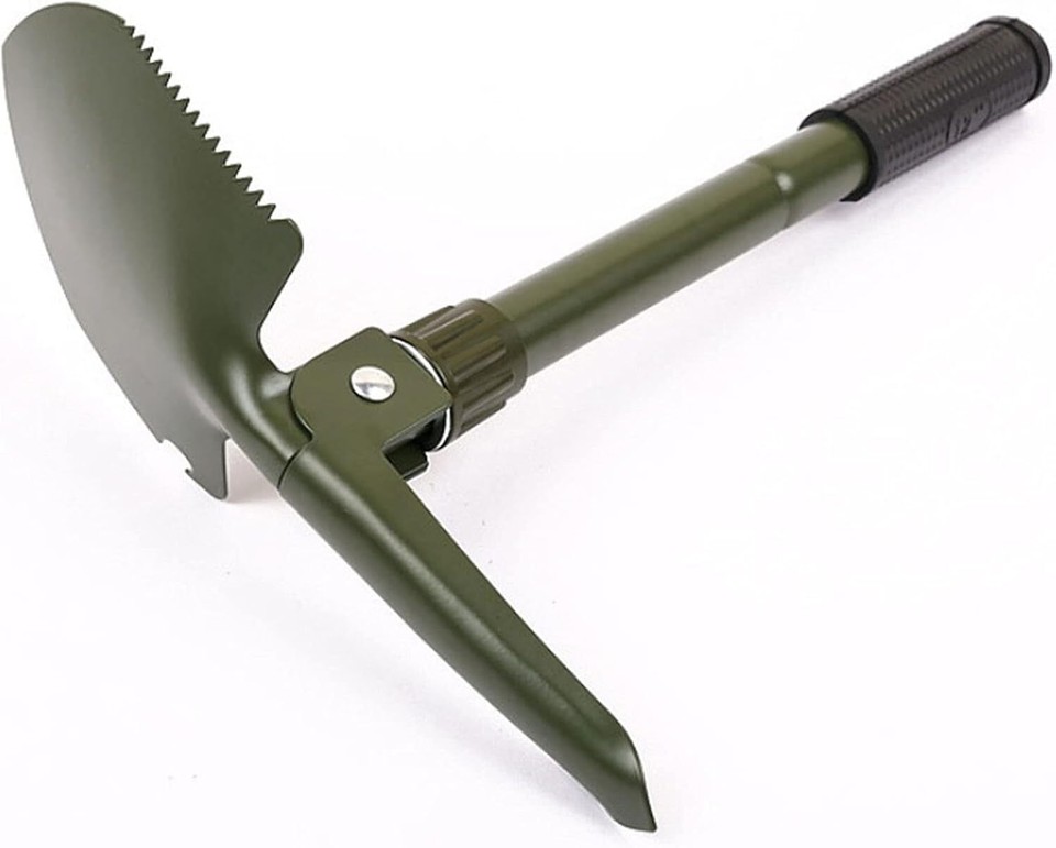 Folding Military Shovel Survival Spade Emergency Garden Camping Outdoor ...