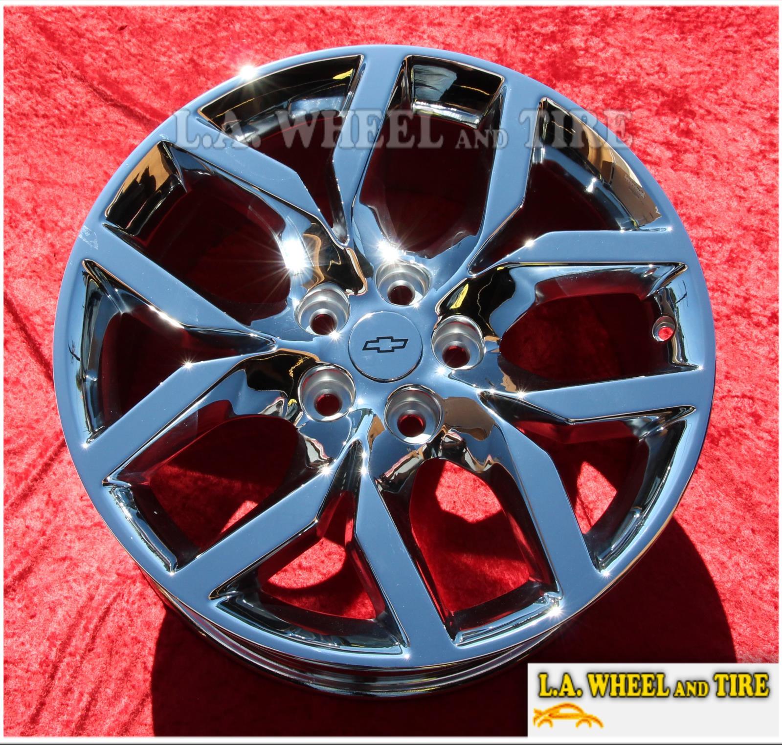 Set of 4 Chrome 19" Chevrolet Impala OEM Factory Wheels Rims Chevy 5614 ...