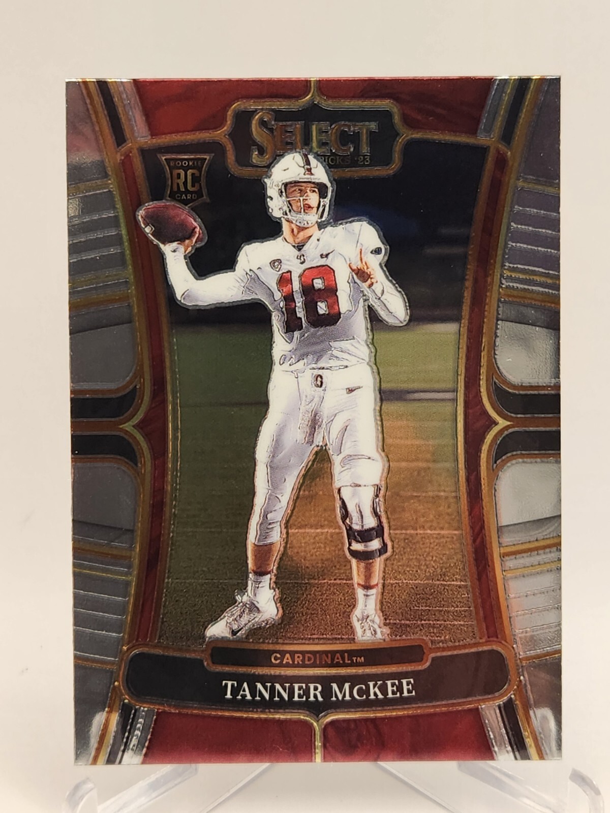 Tanner McKee RC Rookie Silver Philadelphia Eagles 2023 Panini Select ...