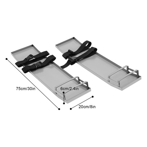 Concrete Knee Boards Slider Knee Boards 30'' x 8'' Stainless Steel ...
