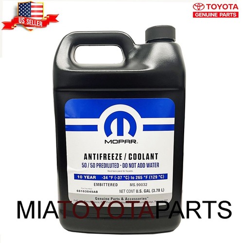 1 Gal Genuine Mopar Antifreeze Coolant 50/50 Premixed 10 Year ...