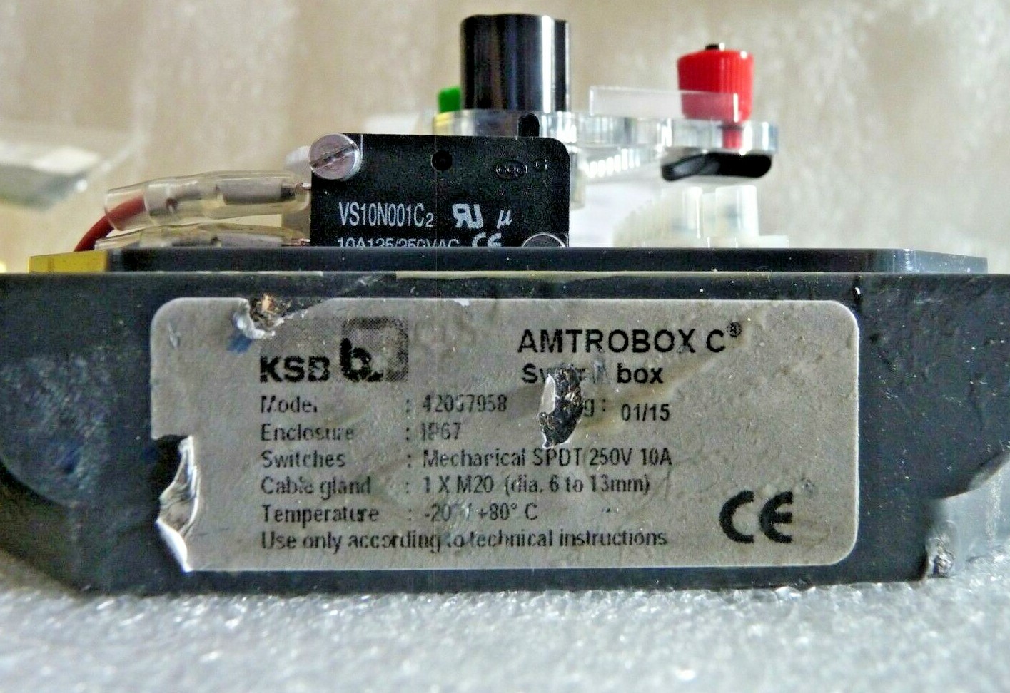KSB 42057958 AMTROBOX C Limit Switch Box for Actuators ACTAIR DYNACTAIR ...
