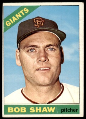 1966 Topps Baseball Card (Damaged) Bob Shaw A San Francisco Giants #260 ...