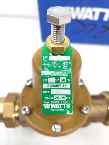 Watts LF25AUB-Z3 Water Pressure Reducing Valve NPT Female Union x NPT ...