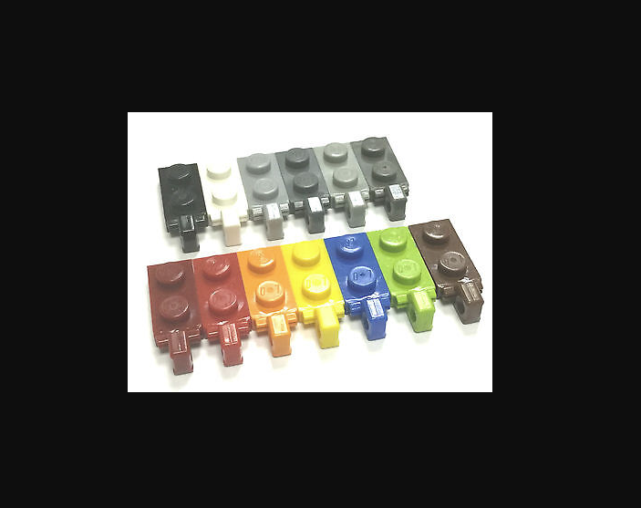 Lego Parts 44301 (2pcs) Hinge Plate 1X2 With Finger Choose Color Bricks ...