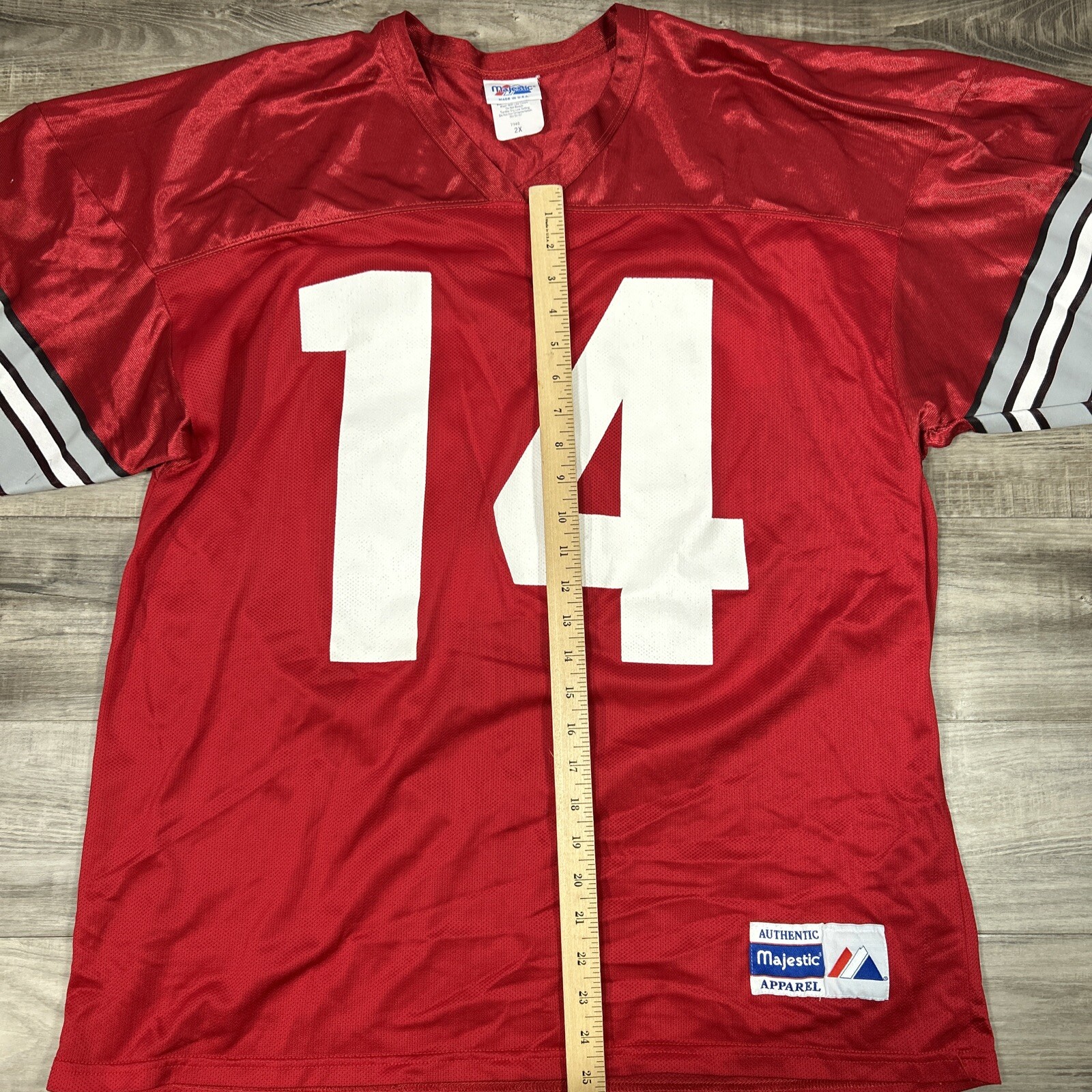 Vtg Majestic NCAA Ohio State #14 Football Jersey Made in USA Sz 2XL | eBay