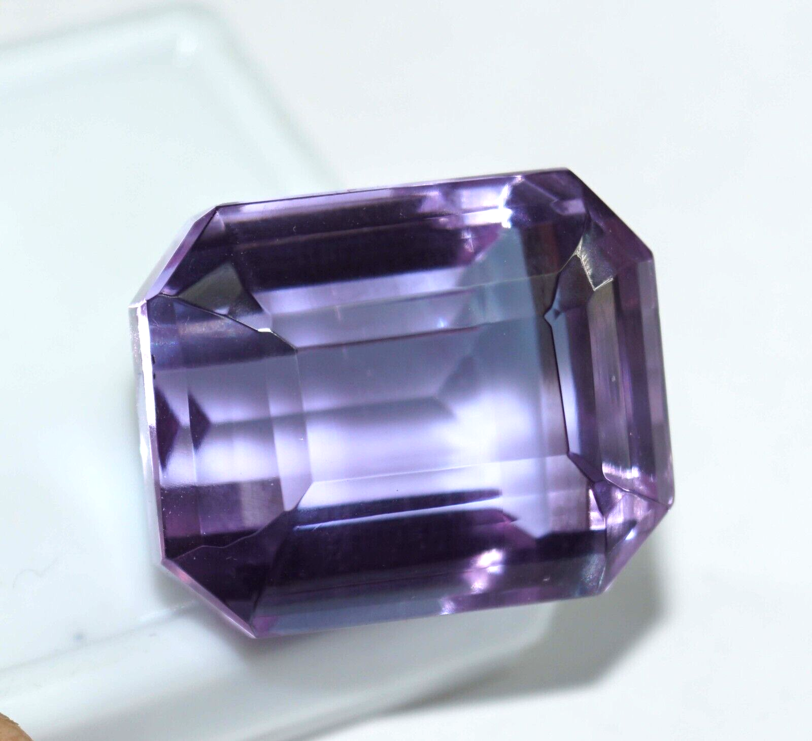 GIE Certified Natural 82.55 Ct Brazilian Purple Topaz Emerald Cut Loose ...