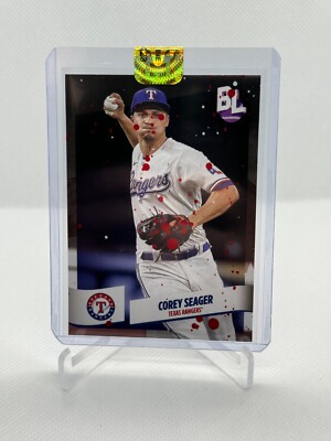 2024 John Rudolph Signed Auto Art Card Corey Seager Unique 1/1 BL | eBay