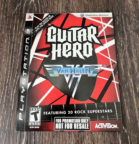 Guitar Hero Van Halen - Playstation 3 PS3 Promo Sleeve & Game | eBay