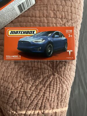 matchbox tesla model x Blue freepost To31 | eBay Australia