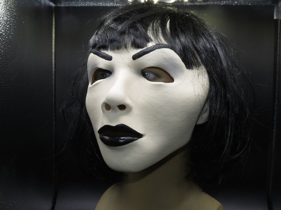 Zagone Studios hot goth full latex mask with wig | eBay