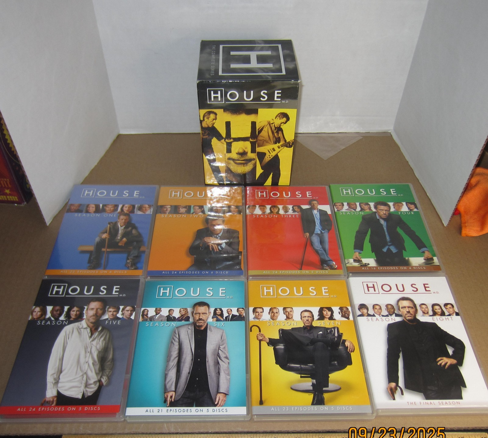 House M.D. The Complete Series DVD Boxed Set Seasons 1-7 41 Discs | eBay