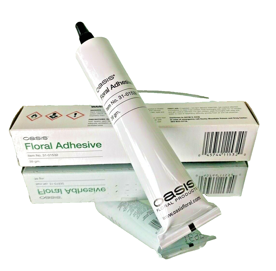 Oasis Floral Adhesive Glue .39 gm. Tube Glues Fresh Or Artificial ...