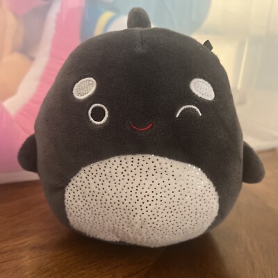 Squishmallow Kai the Orca Black White Whale Winking 5" Plush Stuffed ...