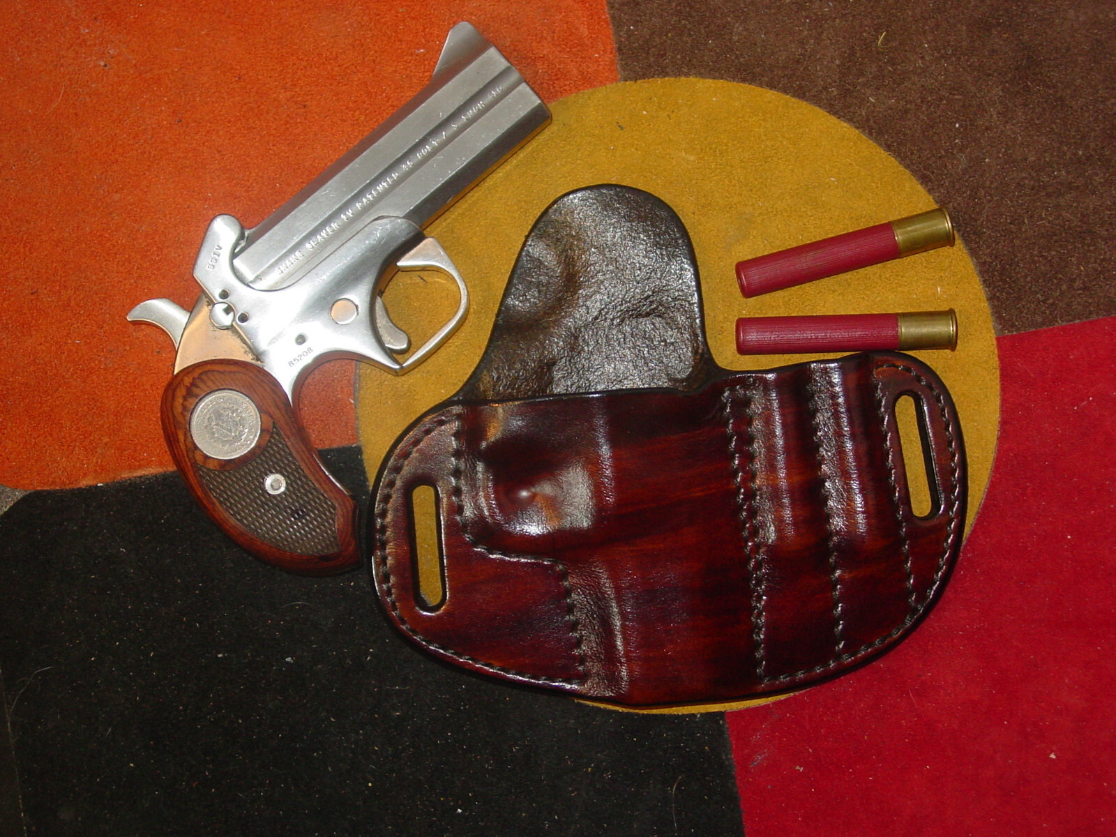 Bond Arms Snake Slayer IV holster- ammo holder dark+ brown Kwik & Free ...