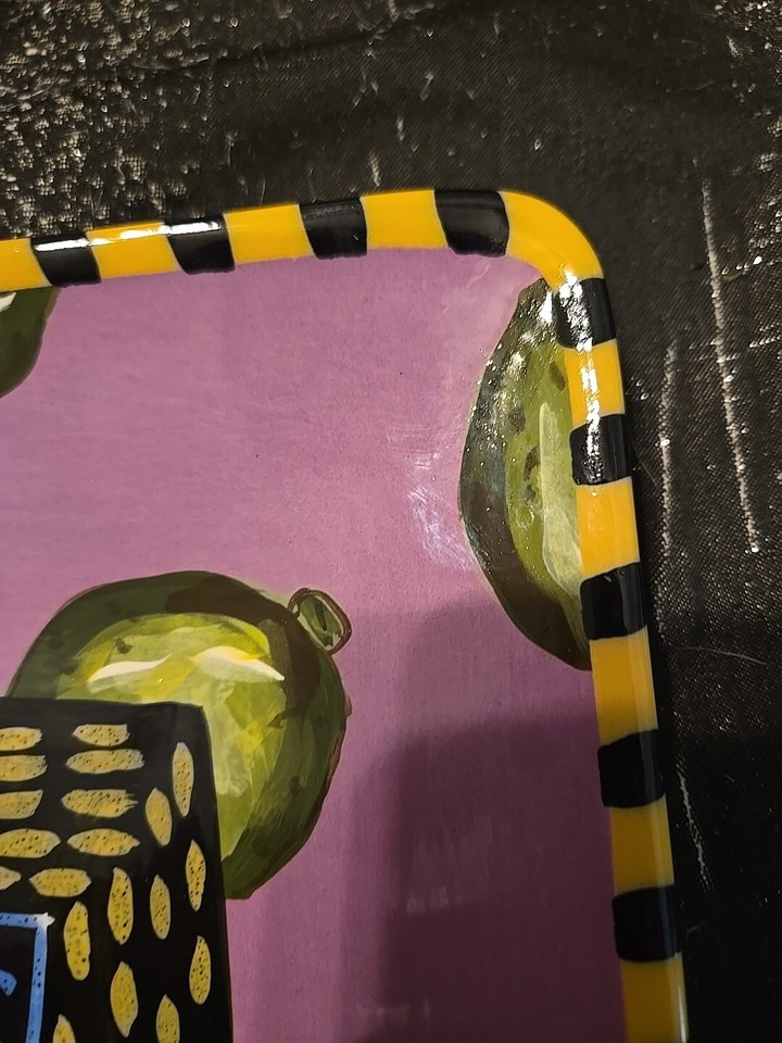 droll designs plate 11x11 With The Saying" Lime Sad Without You" See ...