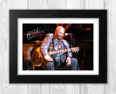 BB King blues maestro A4 signed photograph picture poster Choice of ...