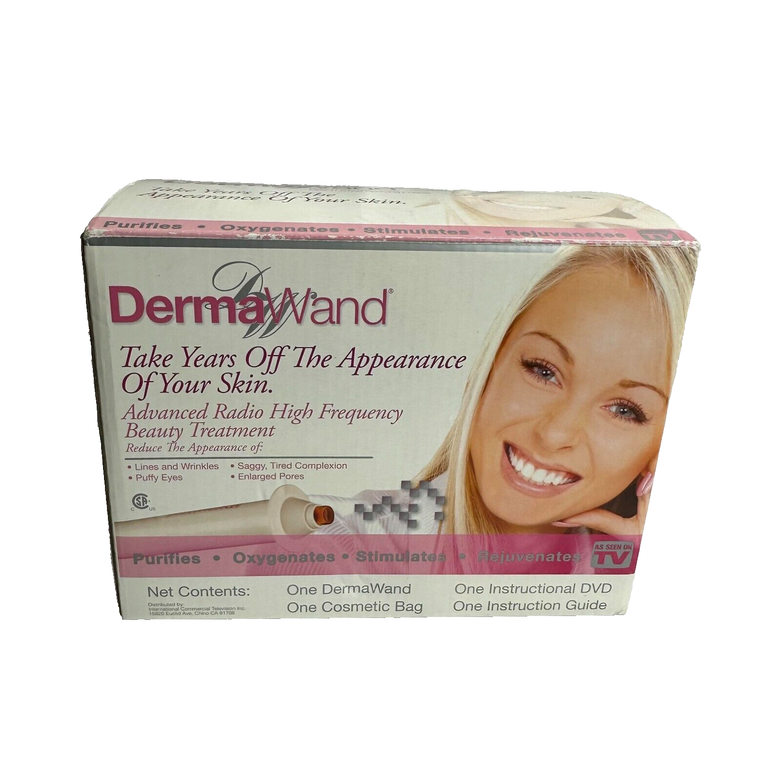 Derma Wand High Frequency Facial Skin Care System DermaWand Reduce ...
