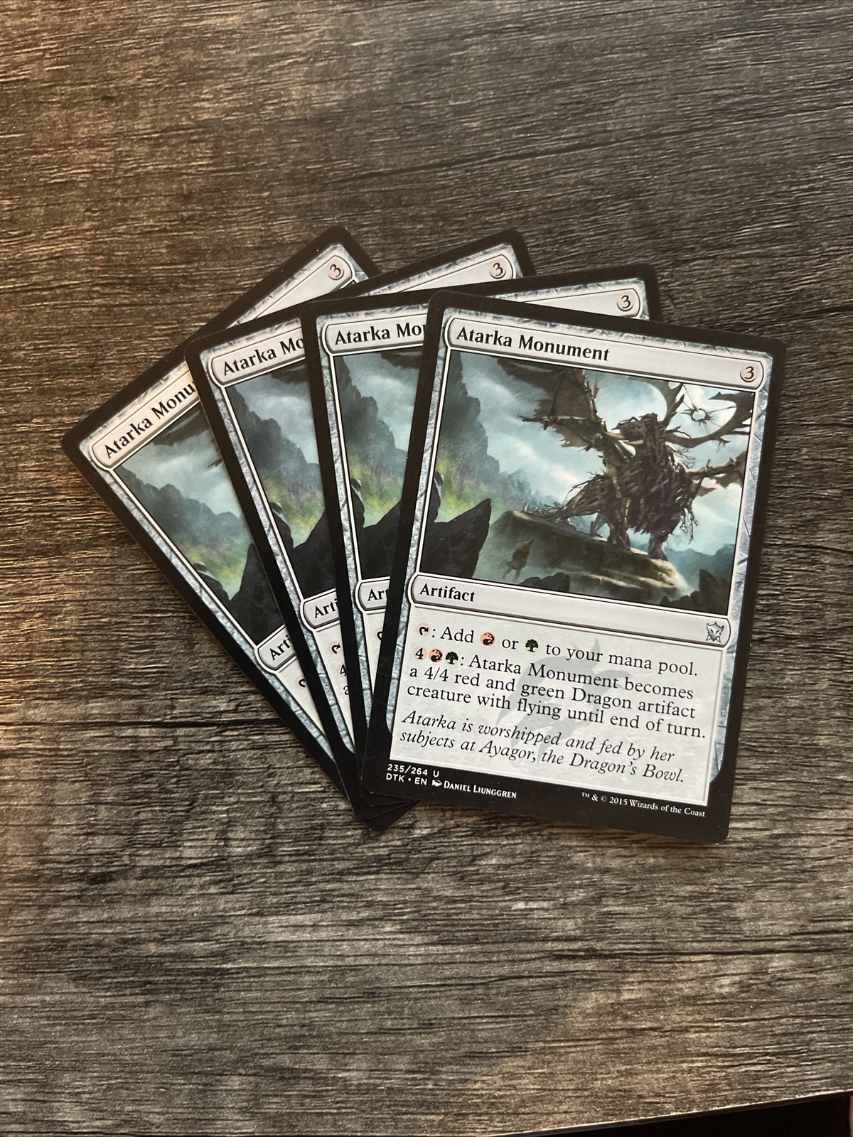 MTG 4x Atarka Monument x4 LP Dragons of Tarkir | eBay
