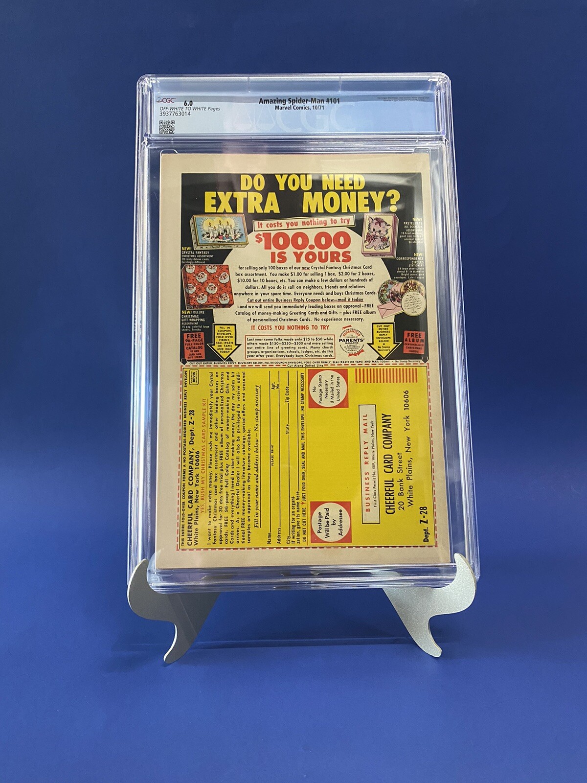 Amazing Spider-Man #101 CGC 6.0 Marvel 1971 1st App of Morbius MCU KEY ...
