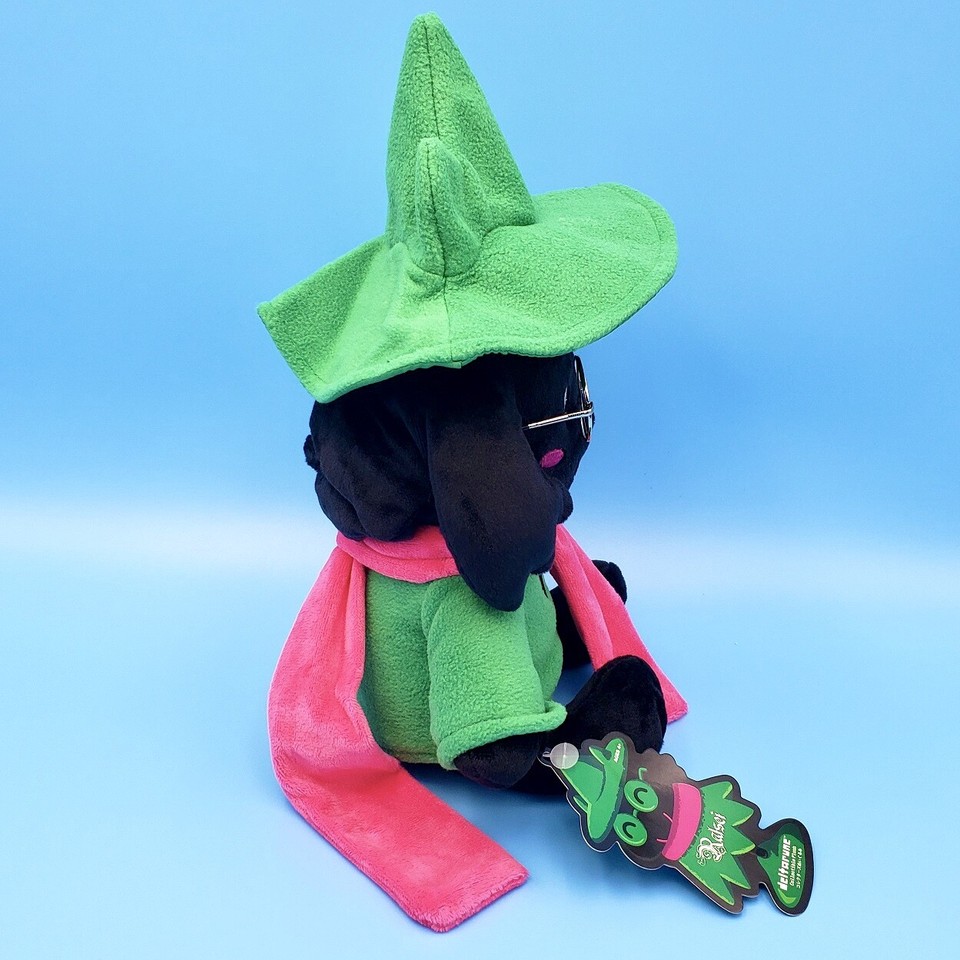 Deltarune Undertale Ralsei Plush Figure Removable Hat Scarf Glasses 12 ...