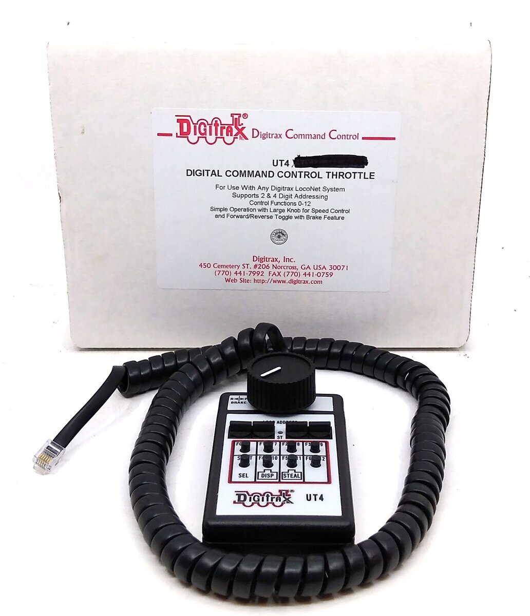 DIGITRAX UT4 Utility Throttle 4 Digit Addressing and Infrared ...