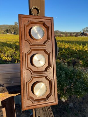 Vintage Springfield Barometer Thermometer | eBay