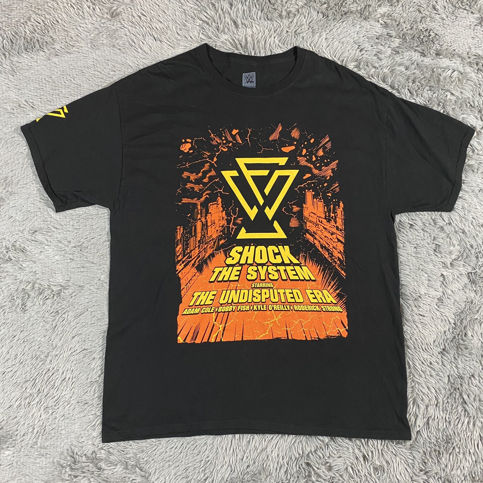 WWE The Undisputed Era Shock the System Shirt Adam Bobby Kyle Roderick ...
