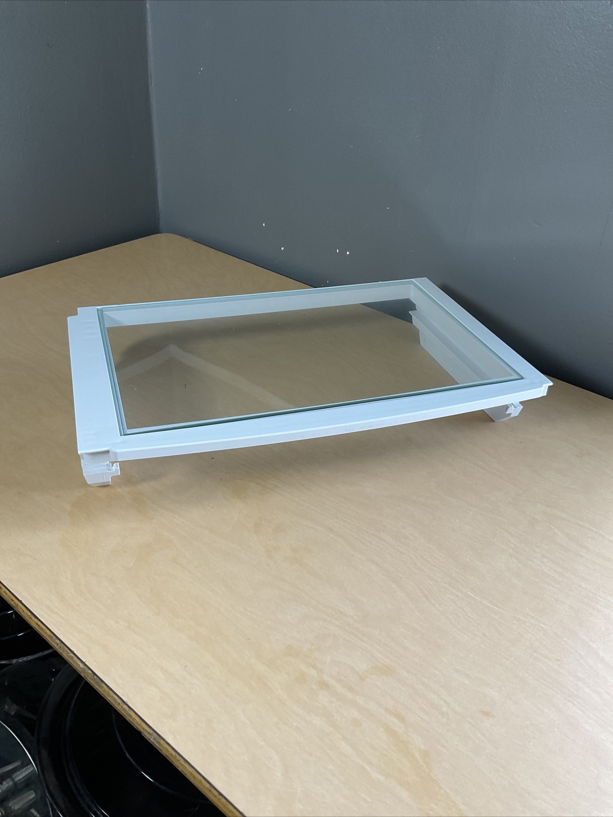 NICE! Genuine OEM Amana Refrigerator Lower Meat Pan Drawer Cover Glass ...