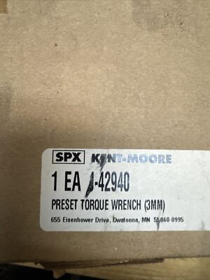 Kent Moore J-42940 Fuel Tank Torque Wrench | eBay